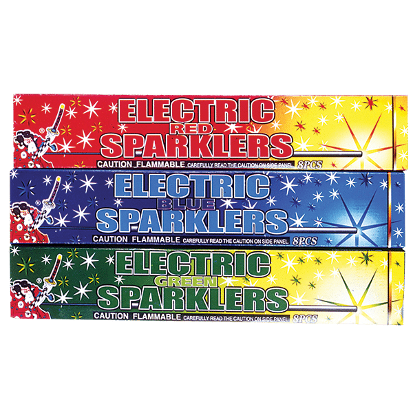 SHOGUN #10 COLOR SPARKLERS: Dapkus Fireworks Company