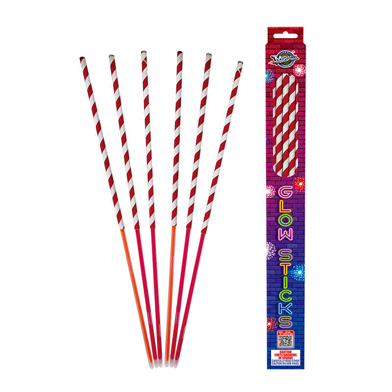 MIRACLE GLOW STICKS- CASE 80/6: Dapkus Fireworks Company