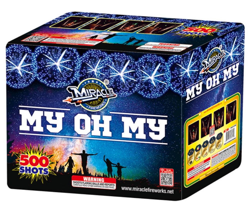 MIRACLE 500'S MY OH MY-CASE 6/1: Dapkus Fireworks Company