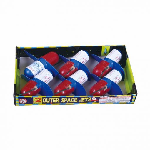 WINDA OUTER SPACE JET - CASE 36/6: Dapkus Fireworks Company