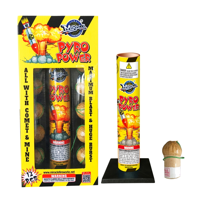 MIRACLE PYRO POWER- CASE 6/12: Dapkus Fireworks Company