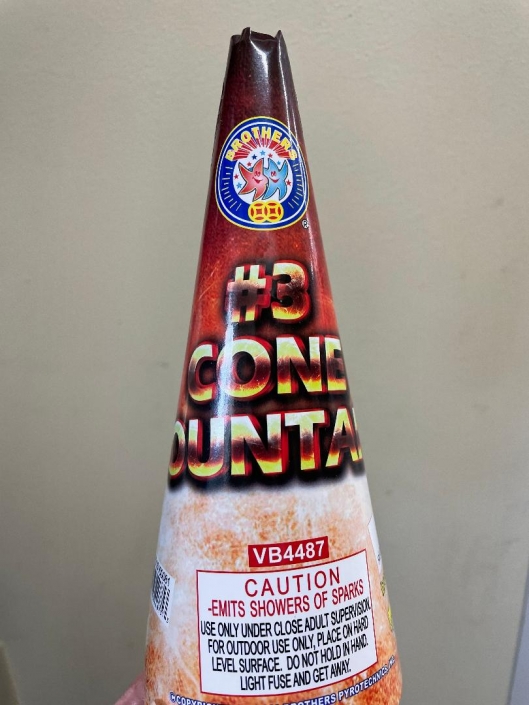 BROTHERS #3 DIWALI CONE FOUNTAIN: Dapkus Fireworks Company