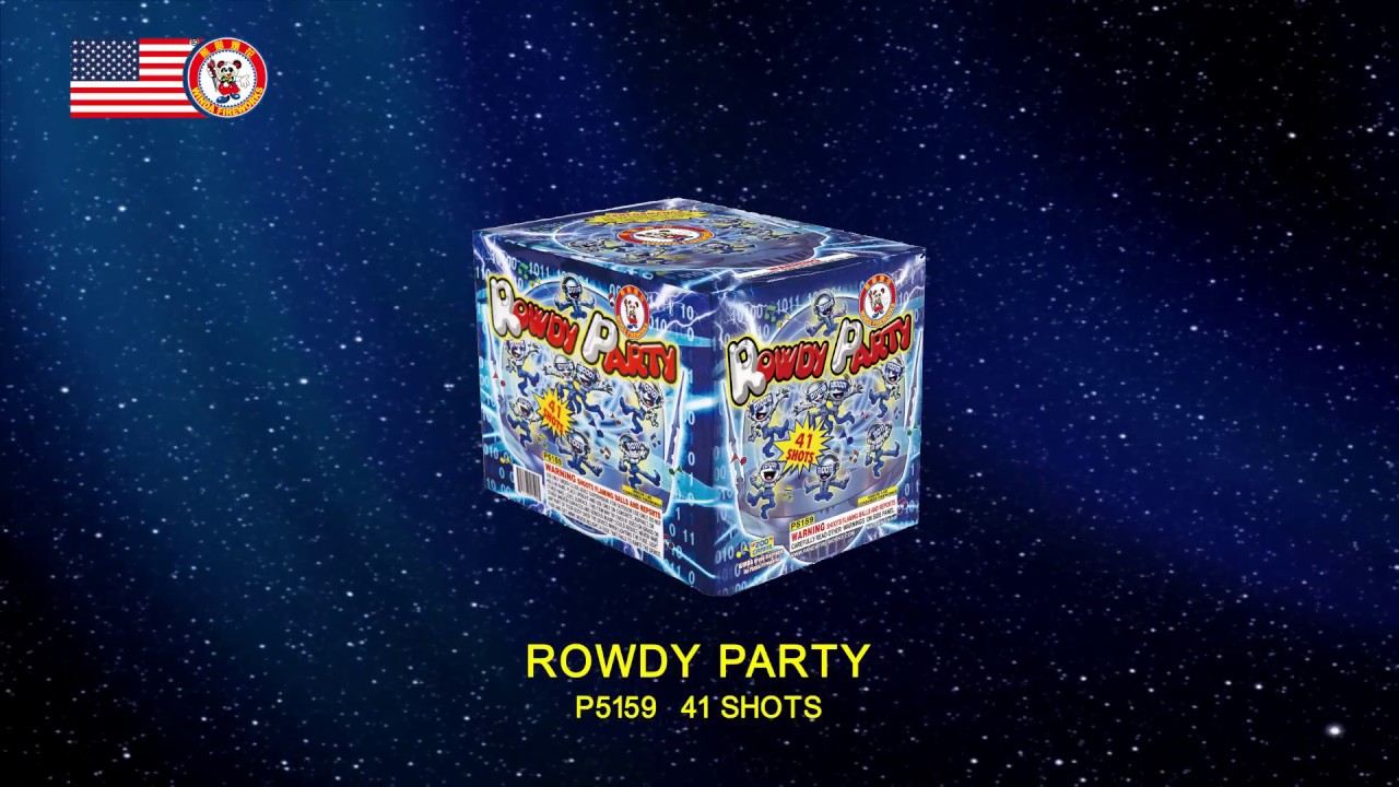 WINDA ROWDY PARTY 41'S - CASE 8/1: Dapkus Fireworks Company