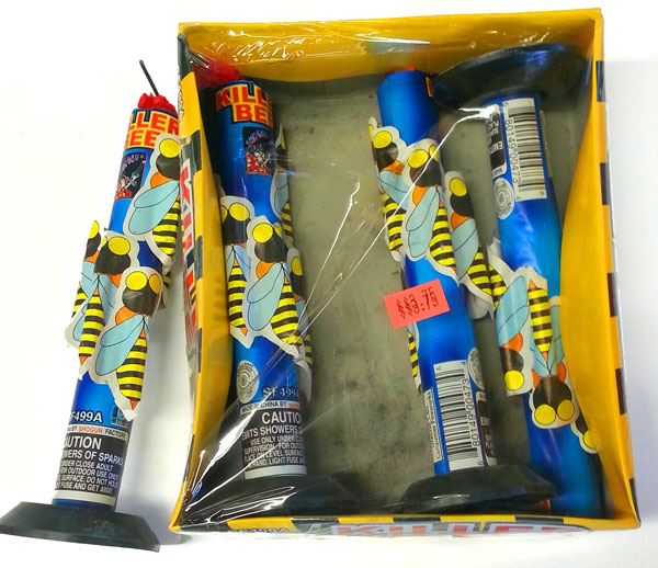 SHOGUN KILLER BEE 6 PACK: Dapkus Fireworks Company