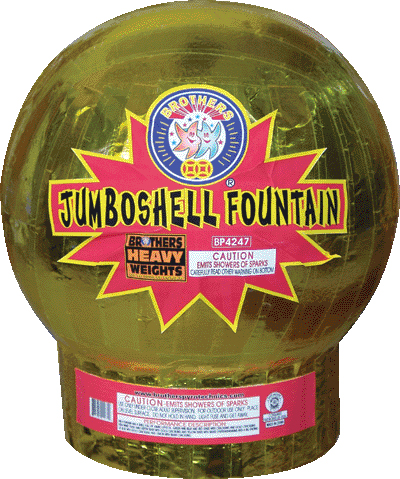 BROTHERS JUMBO SHELL FOUNTAIN- CASE 4/1: Dapkus Fireworks Company