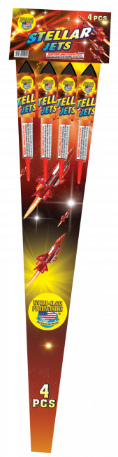 WORLD CLASS STELLAR JET ROCKETS - CASE 24/4: Dapkus Fireworks Company